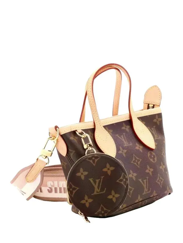 LOUIS VUITTON Neverfull Nm Monogram Canvas Bb Tote Bag - Brown