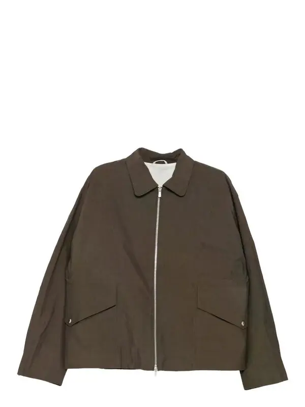 CROQUIS Collared Jacket - Brown