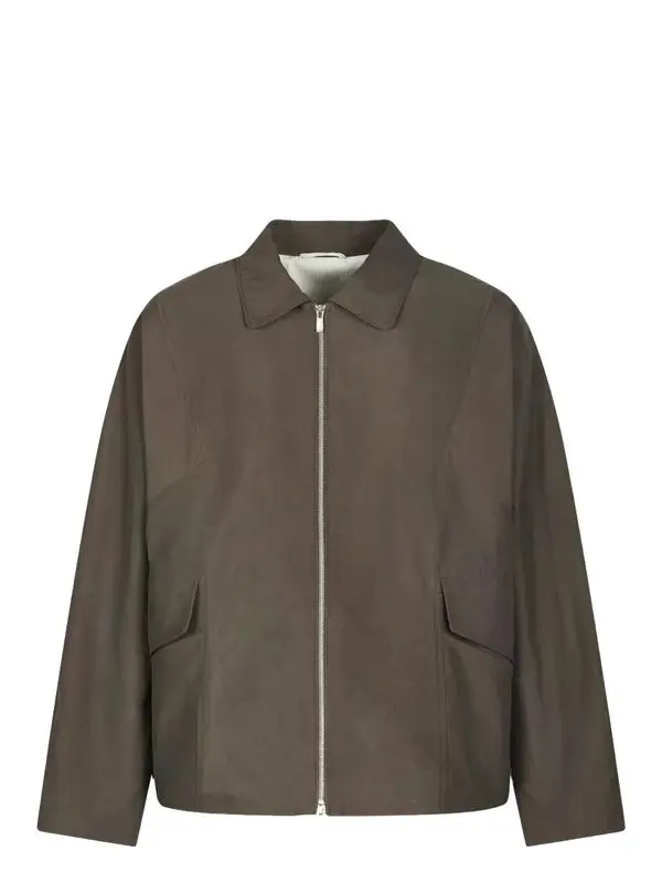CROQUIS Collared Jacket - Brown
