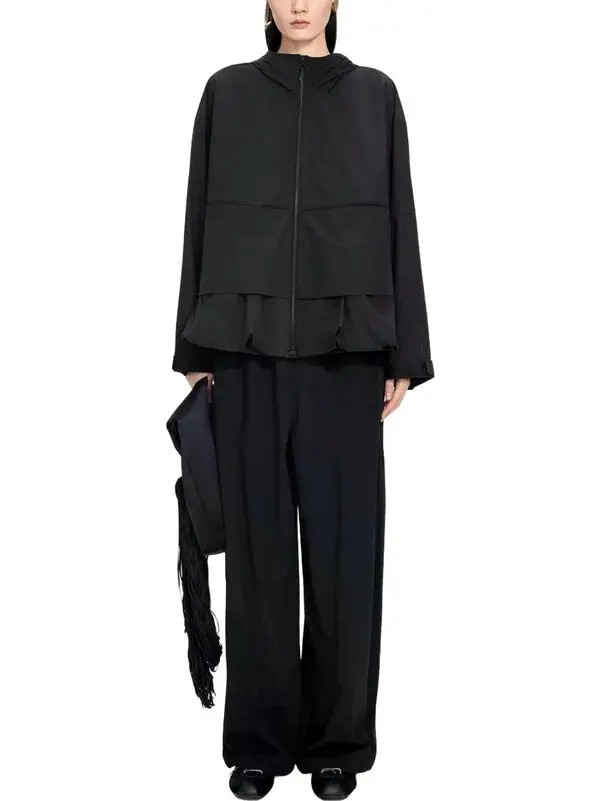 JNBY Drawstring-hem Hooded Jacket - Black