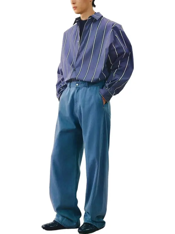 CROQUIS Striped Shirt - Blue