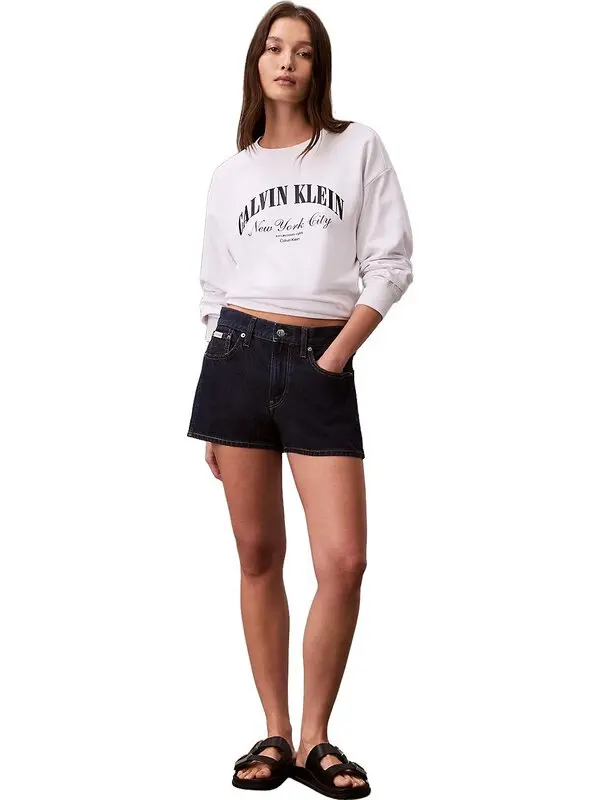 Calvin Klein Heritage Classic Sweatshirt - Bright White