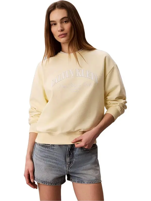Calvin Klein Heritage Classic Sweatshirt - Pear Sorbet