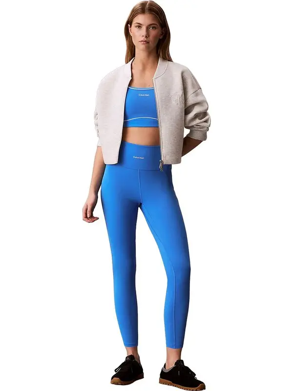 Calvin Klein Icon Sport Piped 7/8 Leggings - Aegean Ocean