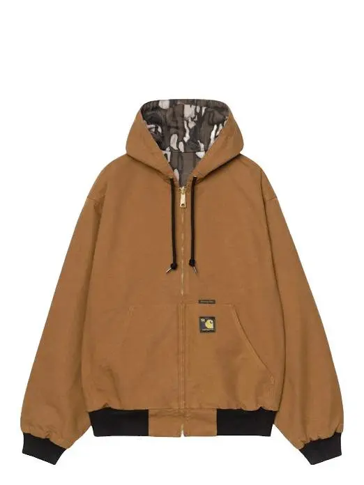 Carhartt Wip Og Active 50th Anniversary Edition Canvas Jacket - Hamilton Brown/camo Trebark