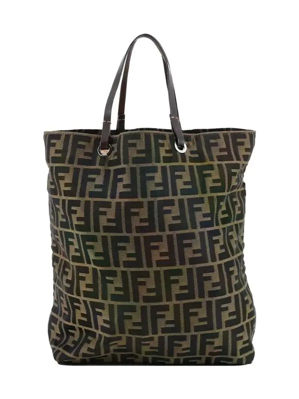 Fendi Vintage Zucca Canvas Tote Bag - Brown