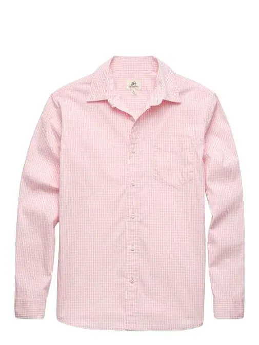 SURFSIDE SUPPLY CO. Brian Gingham Shirt - Pink Check Combo