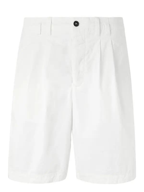 C.P. COMPANY Wide-leg Bermuda Shorts - White