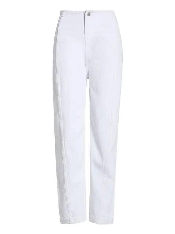 PISTOLA Blair High-waist Straight-leg Ankle Jeans - Vivid White