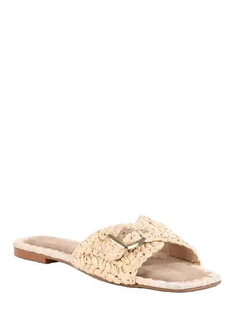 Seychelles Morning Brunch Woven Slide Sandal - Natural