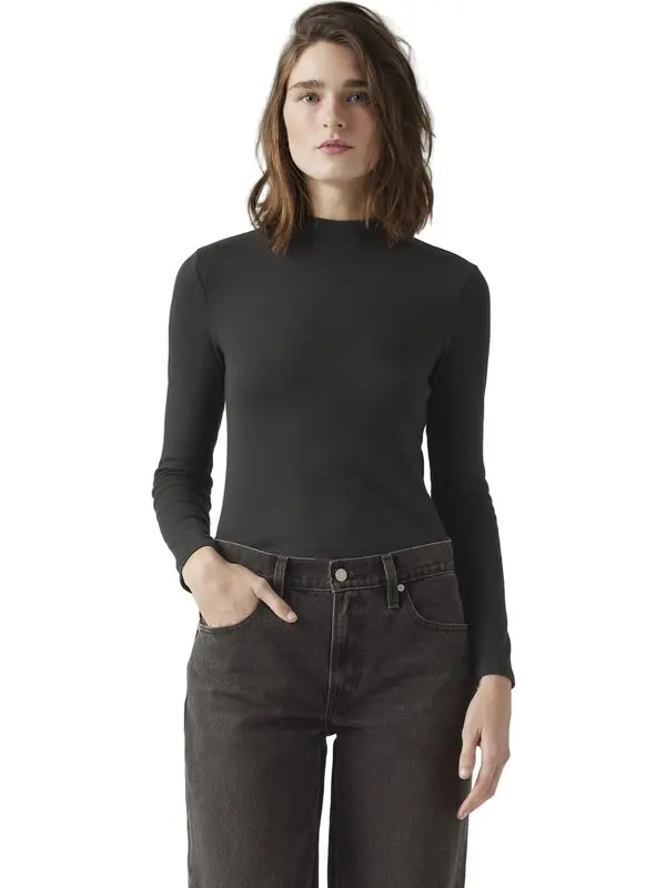 LEVI'S Effortless Long-sleeve Tee - Caviar