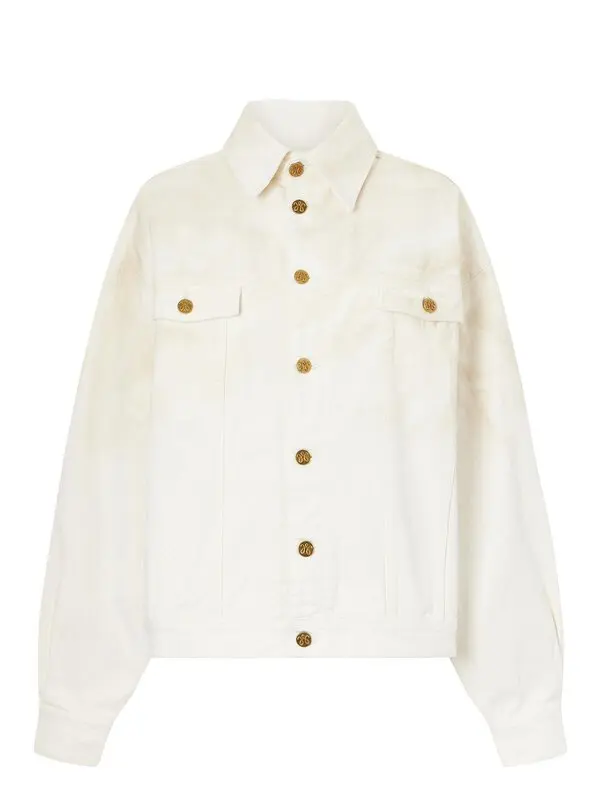 WILLY CHAVARRIA Chachi Denim Jacket - White