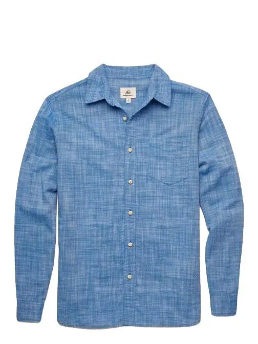 SURFSIDE SUPPLY CO. Brian Slub Shirt - Strong Blue