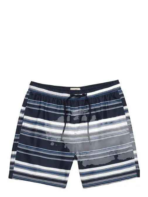 SURFSIDE SUPPLY CO. Jimmy 6.5" Beach Volley - Navy Stripe
