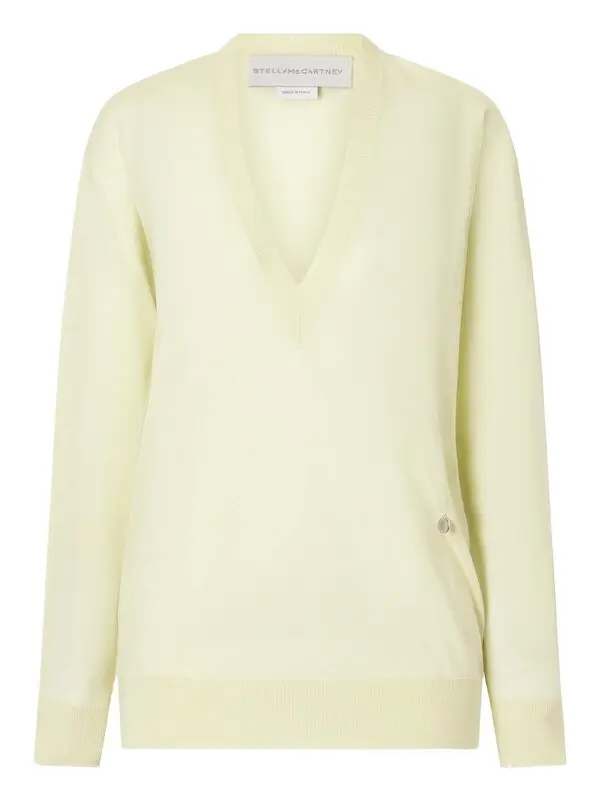 Stella McCartney Virgin Wool Sweater - Yellow