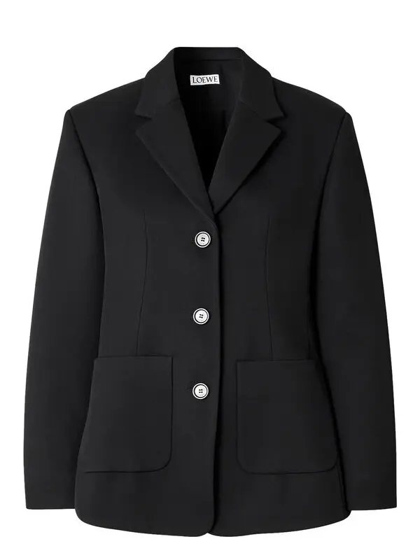 Loewe Wool-blend Blazer - Black