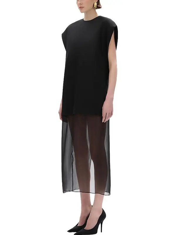 Rachel Gilbert Vida Shift Dress - Black