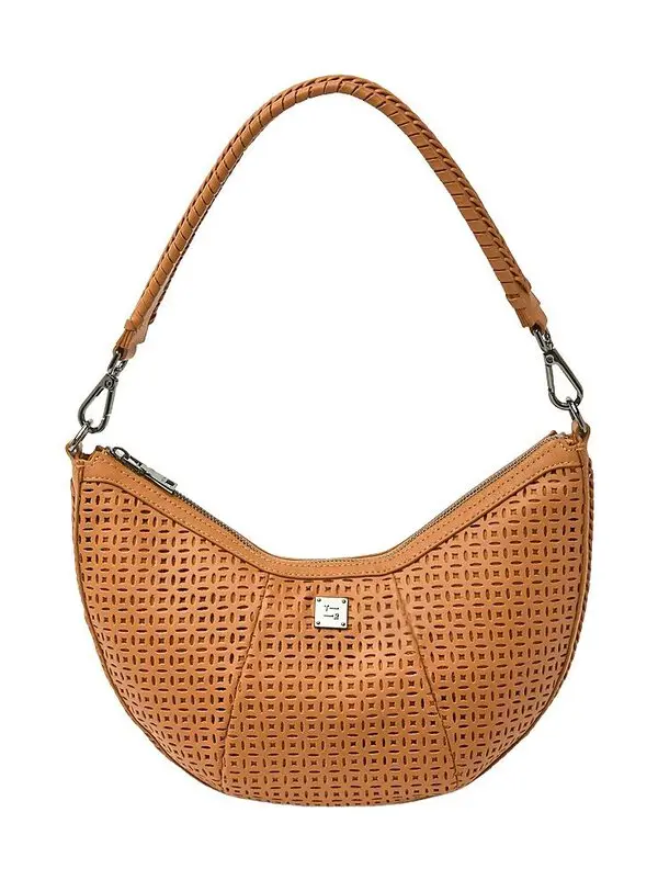 THINK ROYLN Posh Cut Out Leather Shoulder Bag - Terracotta