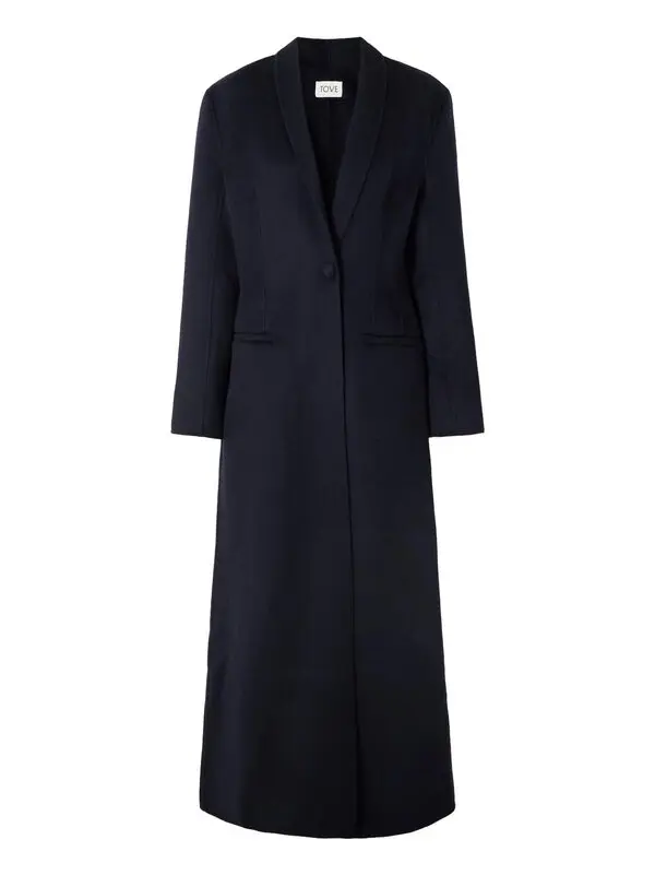 Tove Zahra Wool-blend Coat - Blue