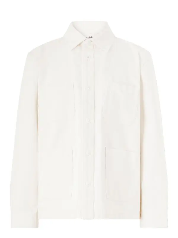 CORRIDOR Misha Cotton-twill Overshirt - Neutrals