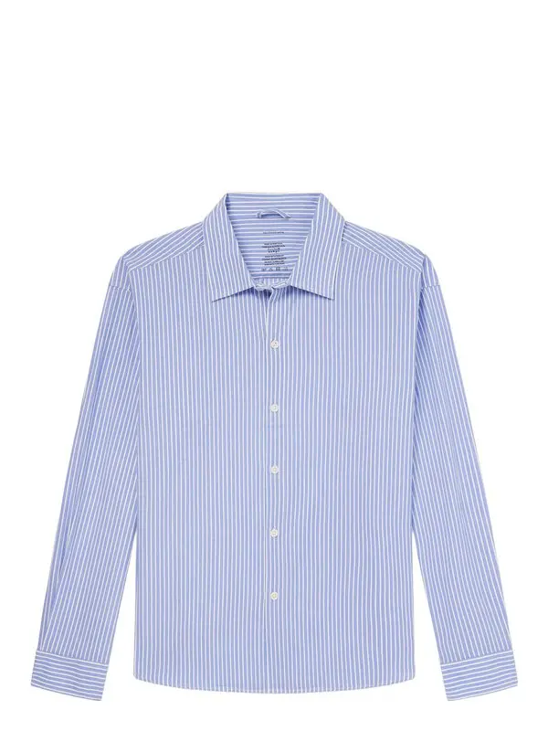 MFPEN Generous Striped Cotton Shirt - Blue