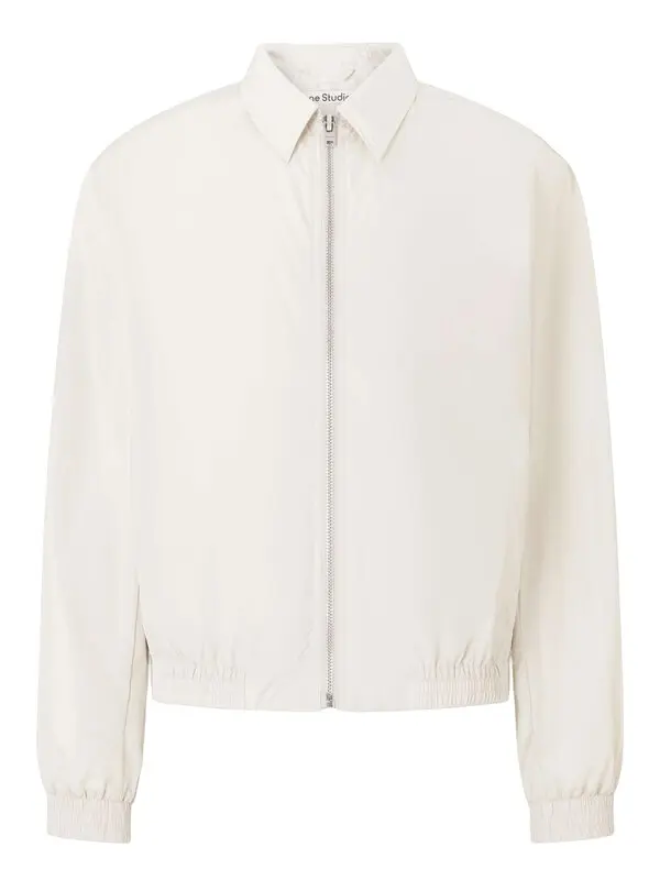 Acne Studios Okot Logo-print Nylon-taffeta Jacket - Off-white
