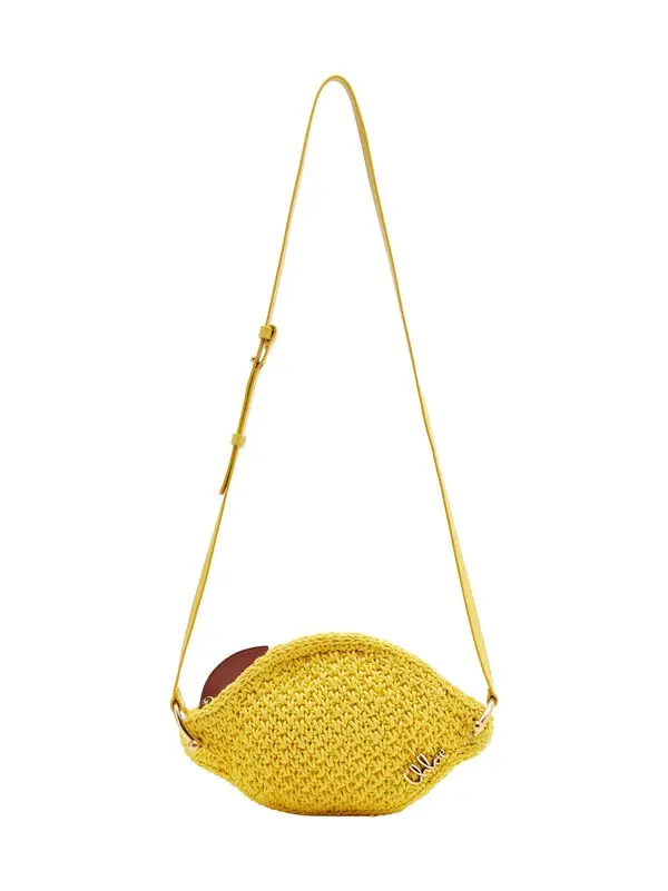 Chloé Tropicus Braided Shoulder Bag - Yellow