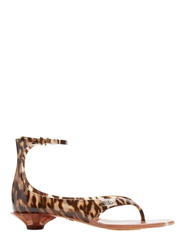 Chloé Jelly Sandals - Animal