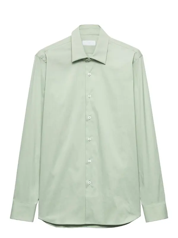 Prada Stretch Cotton Shirt - Green