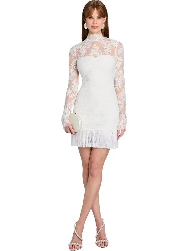 Retrofete Xylina Lace Mini Dress - Ivory