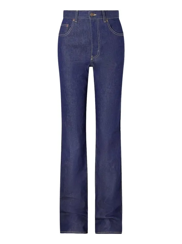 Chloé High-rise Slim-leg Jeans - Blue