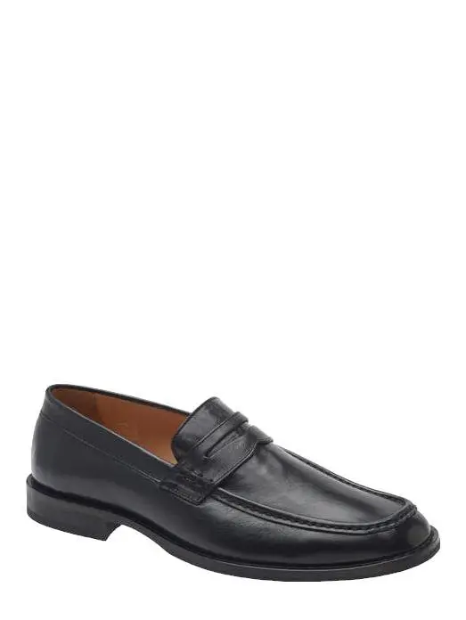 Our Legacy Lightweight Italian Leather Loafer - True Dyed Black Leather