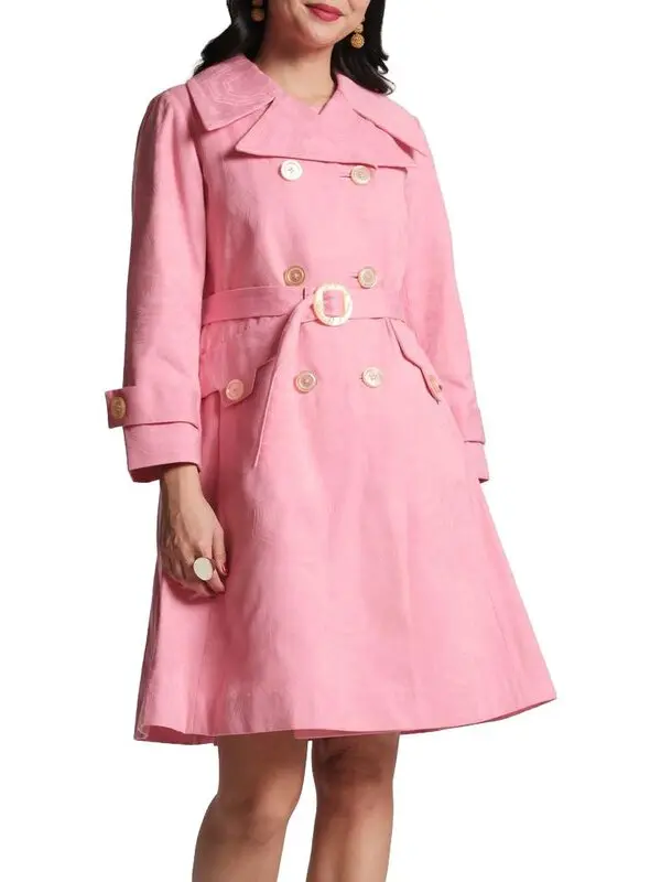 FRANCES VALENTINE Jacqueline Parasol Coat - Pink