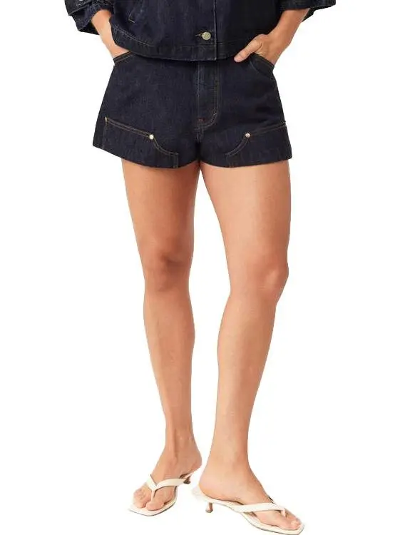 Habitual Carrie Utility Denim Shorts - Rinse