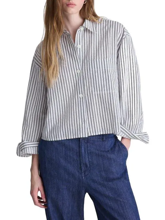 Madewell Linen And Cotton Button-up Shirt - White