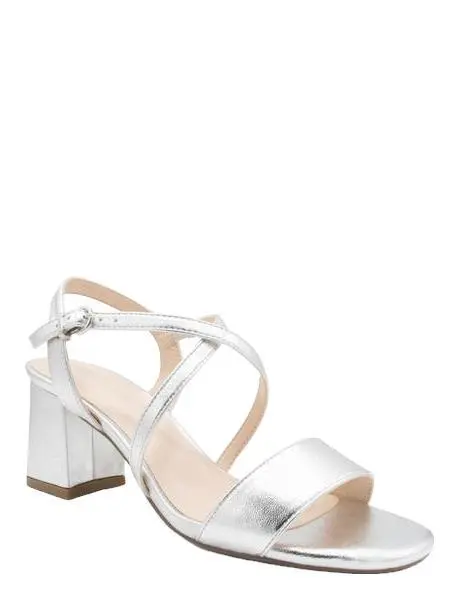 PARADOX LONDON PINK Honeysilk Strappy Sandal - Silver