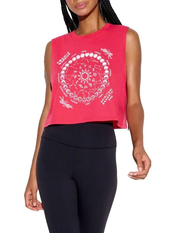 Spiritual Gangster Zodiac Energy Spirit Crop Top - Passion Flower