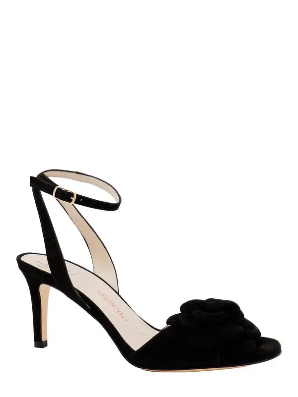 AMALFI BY RANGONI Lambretta Ankle-strap Sandal - Black Cashmere
