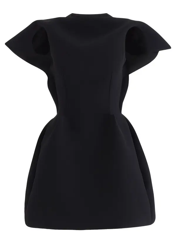 Maticevski Forge Structured Mini Dress - Black