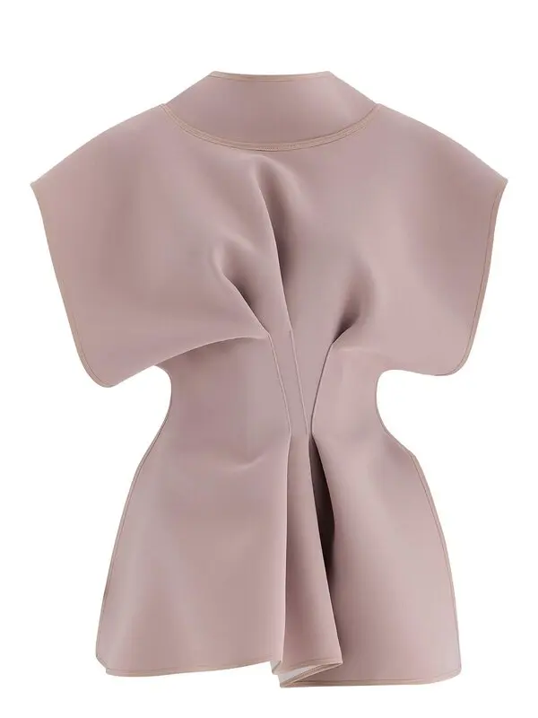 Maticevski Endure Pleated Top - Pink