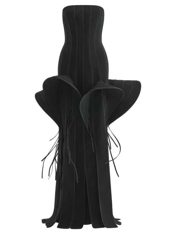 Maticevski Kingdom Strapless Gown - Black