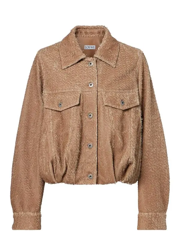 Loewe Leather Jacket - Beige