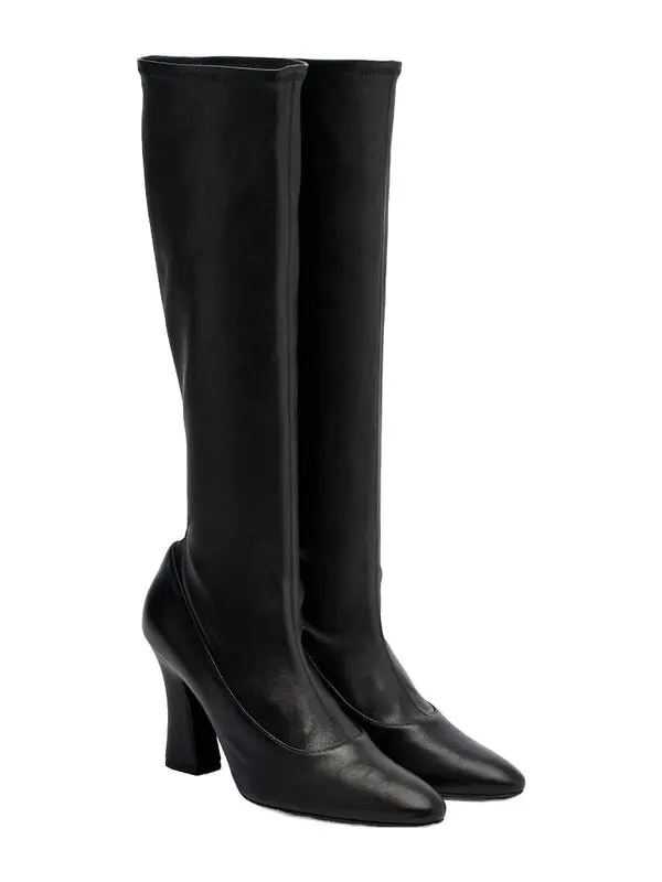 Magda Butrym Leather Knee-high Boots - Black