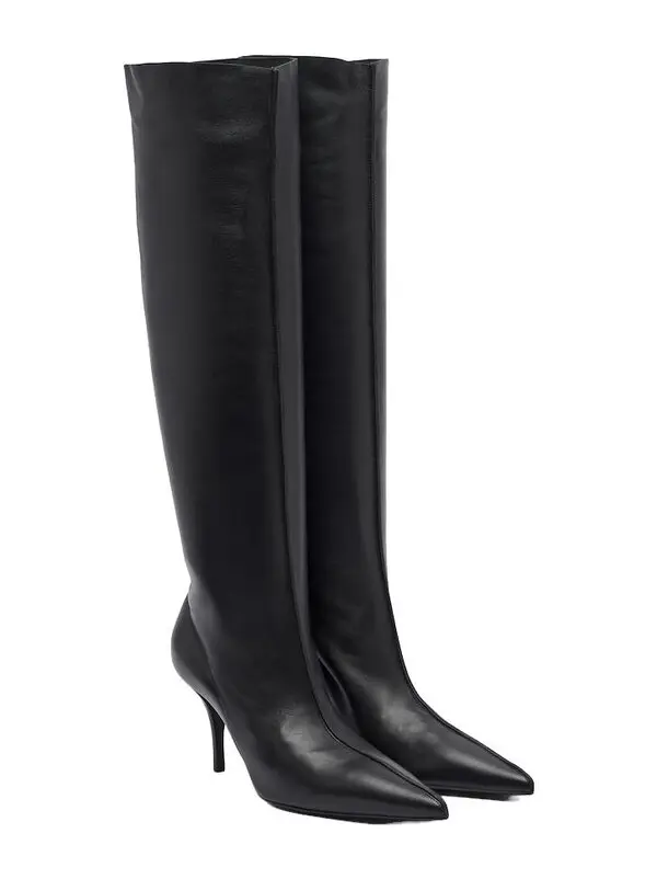 Magda Butrym Leather Knee-high Boots - Black