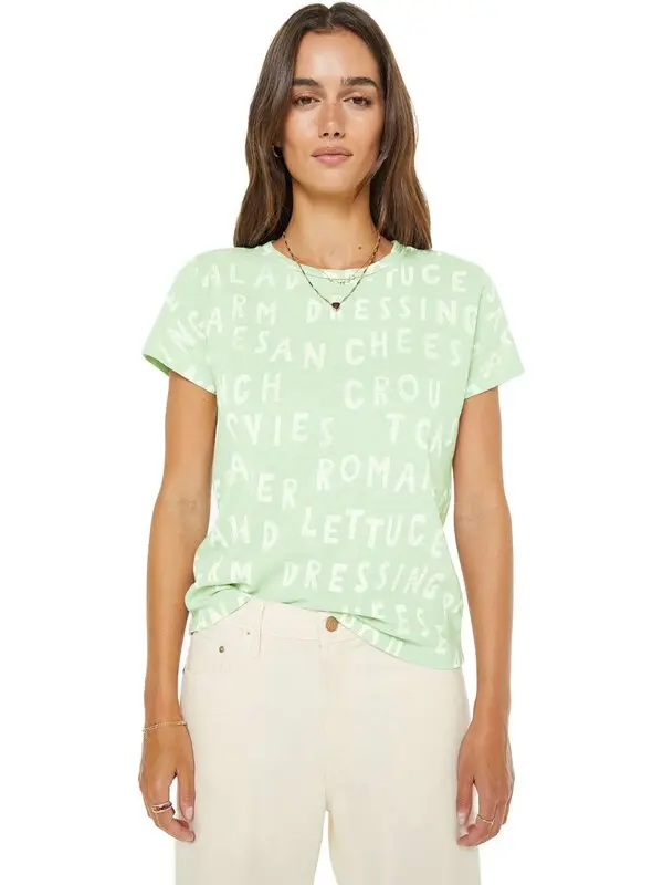 MOTHER The Sinful Caesar Salad Shirt - White