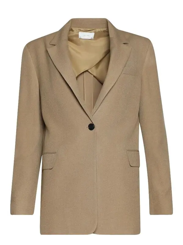 THE ROW Ezri Jacket Cos Chamois - Beige