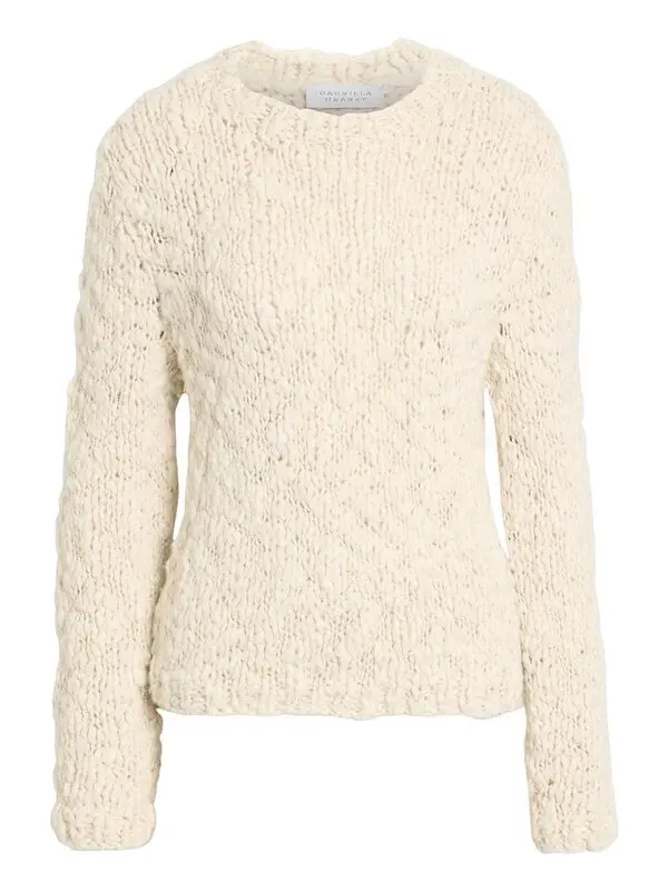Gabriela Hearst Dalton Bouclé-knit Cashmere Sweater - Ivory