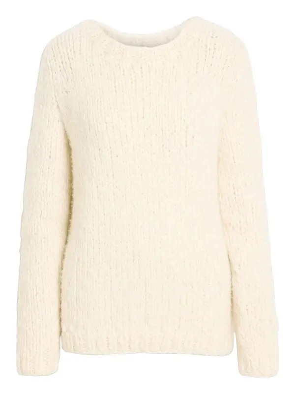 Gabriela Hearst Lawrence Bouclé-knit Cashmere Sweater - Ivory