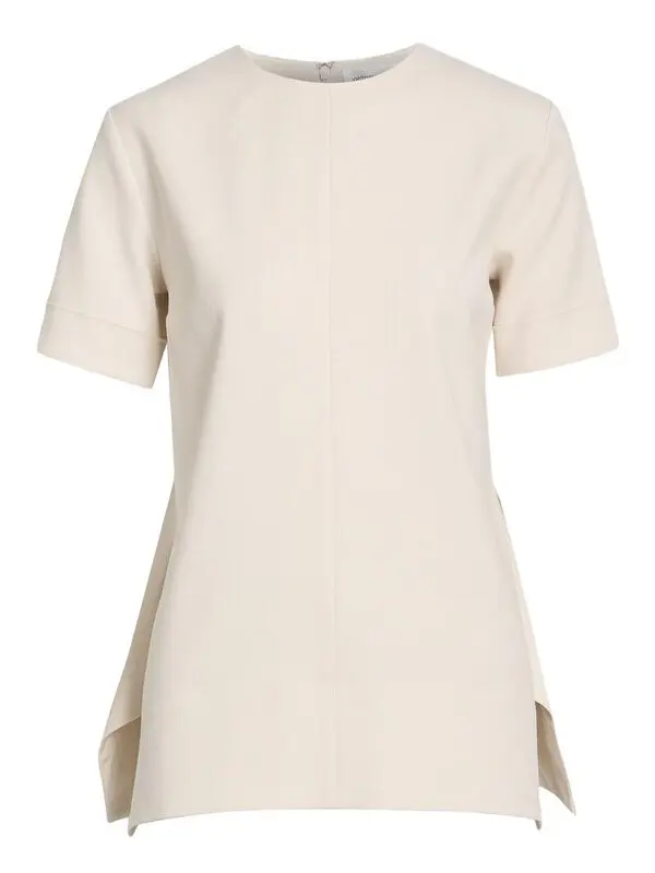 Victoria Beckham Crepe Top - Cream