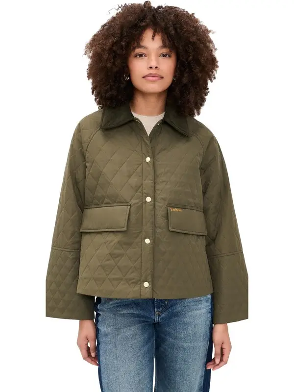 Barbour Kirby Quilted Jacket - Ivy Green/ancient